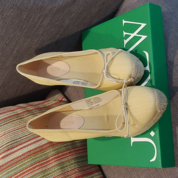 J. Crew | Shoes | Nib J Crew Seville Espadrille Ballet Wedge Pump ...